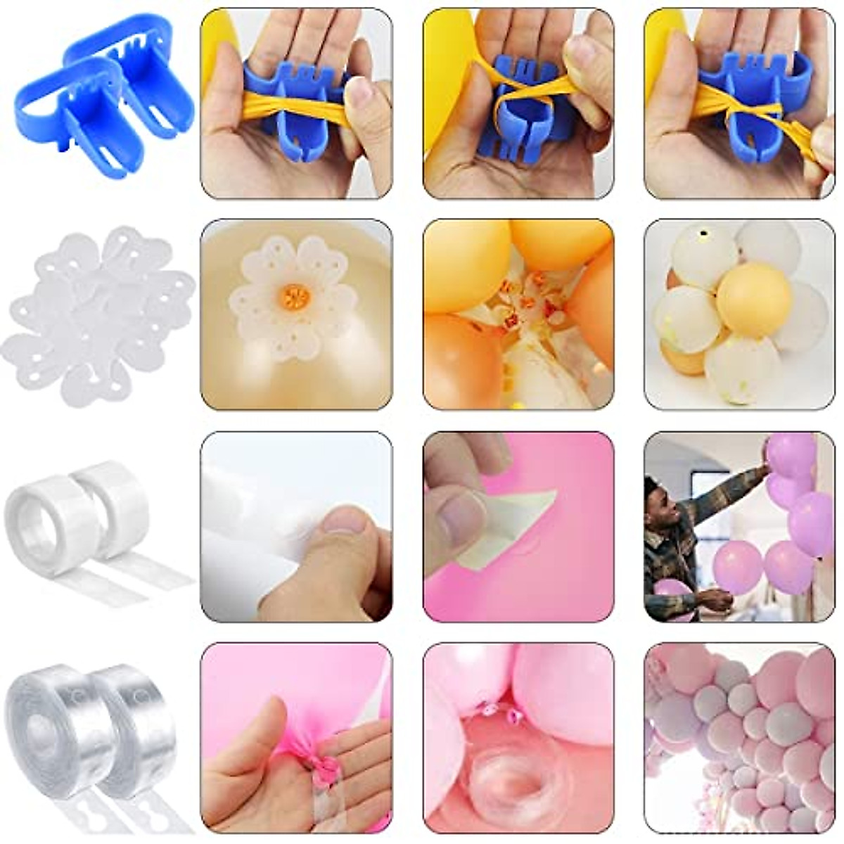 Electric Balloon Pump Portable Balloon Pump Electric Air Balloon Pump Electric Balloon Inflator, Balloon Decorations for Birthday Parties, Weddings, Festivals and Party（Purple）