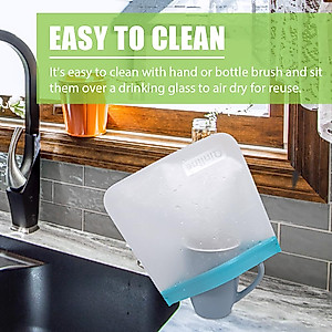 Reusable Food Storage Bags - 10 Pack BPA FREE Flat Freezer Bags(2 Reusable Gallon Bags + 4 Leakproof Reusable Sandwich Bags + 4 Food Grade Kids Snack Bags)