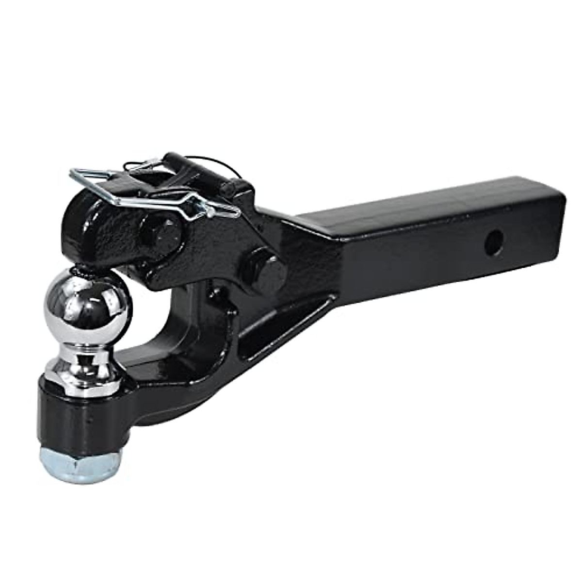REYSUN 864186 8 Ton Pintle Hook 2 inch Pintle Hitch Receiver with 2 inch Trailer Ball
