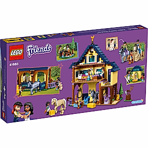 LEGO Friends Forest Horseback Riding Center 41683 Building Kit; Makes an Entertaining Gift; New 2021 (511 Pieces)