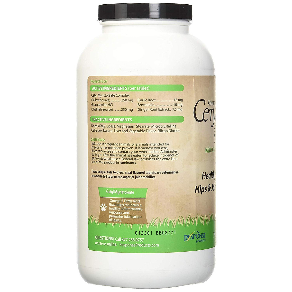 Cetyl M Advanced Dog Joint Action Tablets 360 Count, Pack of 2