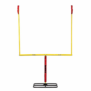 Franklin Sports Authentic Steel Football Goal Post - Metal Field Goal Post for Kids - Backyard Youth Football Goal Post for Kicking Field Goals - Portable Youth Toy Football Goal Post - 8.5' x 5.5'