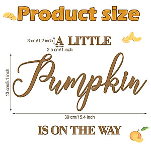 Yalikop A Little Pumpkin Is On The Way Baby Shower Wooden Sign Backdrop A Little Pumpkin Is On The Way Banner Little Pumpkin Baby Shower Wood Sweets Birthday Party Little Pumpkin Girl Boy Birthday