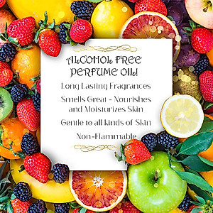 Naseem Daliya Perfume Oil Rollerball Alcohol Free with composition of Spicy Citrus Musk Amber Long Lasting Arabian Fragrance Oil for Women 0.81 Fl Oz