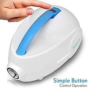 Portable Spa Bubble Bath Massager - Thermal Spa Waterproof Non-Slip Mat with Suction Cup Bottom, Motorized Air Pump & Adjustable Bubble Settings - Remote Control Included - Serenelife AZPHSPAMT22