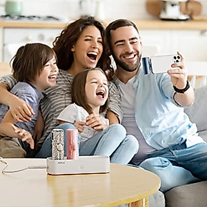 iWALK LinkPod Station for iWALK LinkPod Portable Charger 3350mAh,4500mAh,4800mAh Power Bank for iPhone Charging Station Multiple USB-C Family-Sized Charger Station for Home(Station Only), White