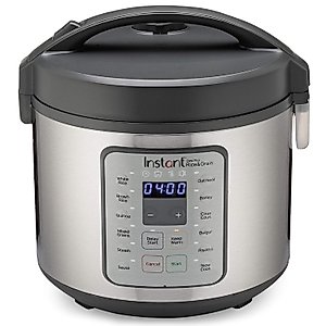 Instant Pot Zest Plus 20 Cup Cooked rice, 5Litre Rice Cooker,Steamer, Slow Cooker,13 One Touch Programs, No Pressure Cooking Functionality