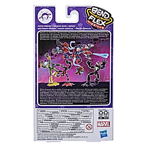 Spider-Man Marvel Bend and Flex Missions Miles Morales Space Mission Action Figure, 6-Inch-Scale Bendable Toy, Toys for Kids Ages 4 and Up