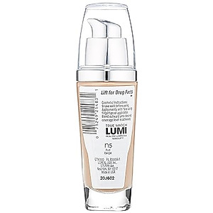 L'Oreal Paris True Match Lumi Healthy Luminous Makeup, N5 True Beige, 1 fl; oz.