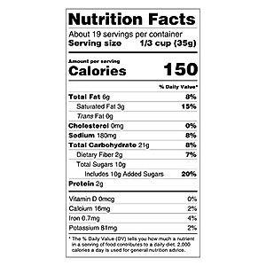 Member's Mark Salted Caramel Drizzled Granola Cluster (24 Ounce)