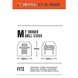 Char-Broil 2 Burner Medium Basic Grill Cover