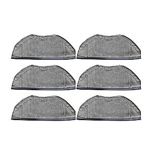 Spare parts HEPA Filter, MaiKemtAtrush, Side Brush, Mop Cloth, Compatible With 360 S6 Pro S9 X95 Robot Vacuum Cleaner Spare Parts Replacement (Color : 6pcs mop)