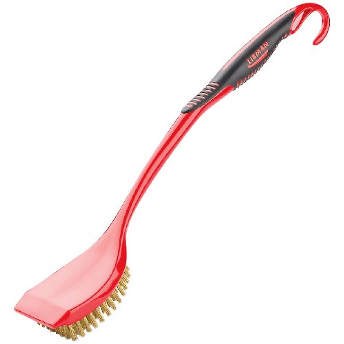 Libman 568 Long Handle BBQ Brush with Built-In Scraper