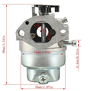 GCV160 Carburetor with Air Filter Cover Ignition Coil Replacement for Honda GC160 GCV135 GC135 HRB216 HRR216 HRS216 HRT216 HRZ216 Lawn Mower Engine Replace 16100-Z0L-023 16100-Z0L-802,by LIYYOO