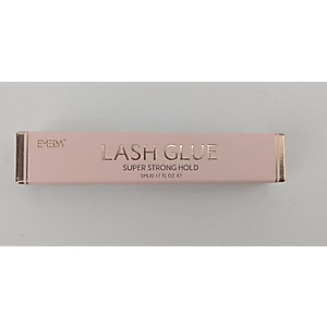 EMEDA Eyelash Glue for False Lashes Super Strong Hold Long Lasting 24H Waterproof Latex Free Best Lash Glue Eyes Strip White Clear Lash Adhesive 5ml 0.17oz