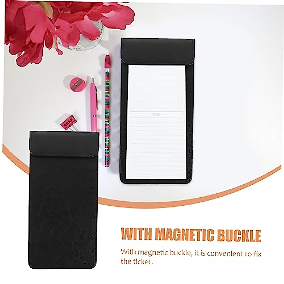 3pcs Bill Folder Decorative folders Nurse notepads Decorative Paper Clips Novelty clipboard Checks Mini Pocket clipboard Clip Boards Business Agent Writing Board exam Paper Base a6 Cabilock