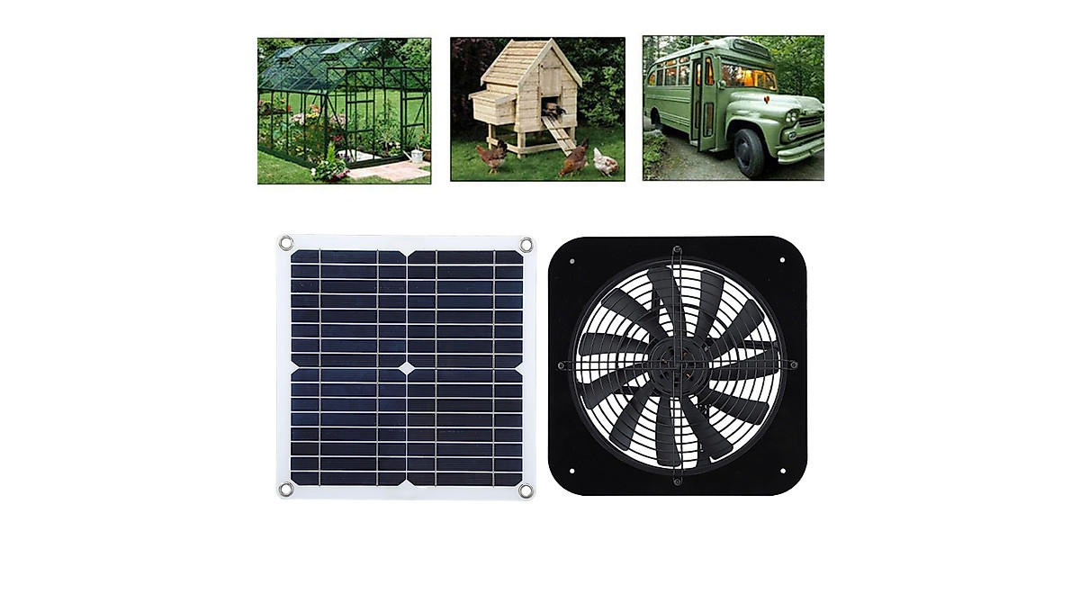Fdit Solar Attic Exhaust Fan - Efficient Green Ventilation Solution