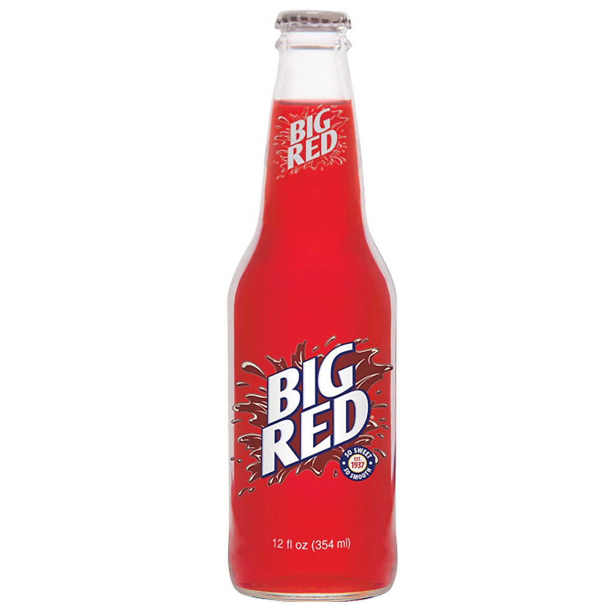 Big Red Soda 12 Oz Glass Bottle (Pack of 6)