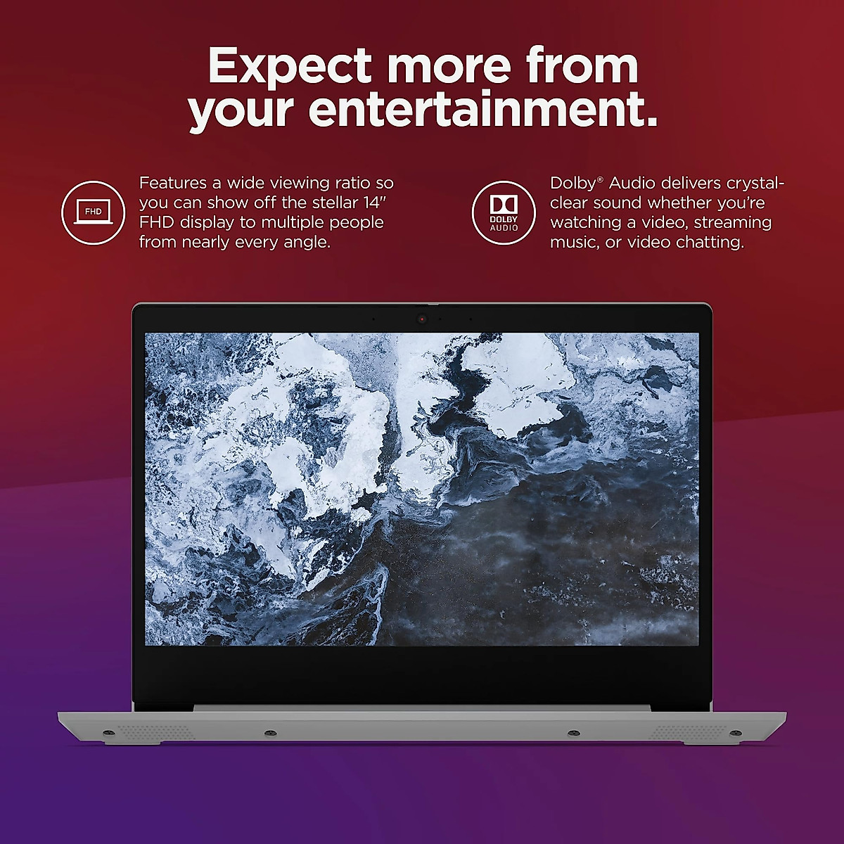 Lenovo 14/inches IdeaPad 3 Laptop, Full HD Display, Intel Core i3-1115G4, 20GB RAM, 1TB SSD, Webcam, HDMI, Media Card Reader, Dolby Audio, Wi-Fi 6, NLY MP, Windows 11 Home, Grey