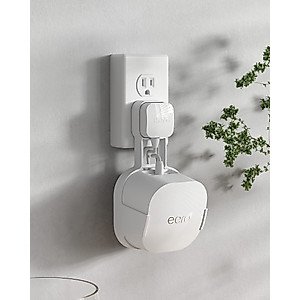 COOLWUFAN Outlet Wall Mount Holder for eero 6 or eero 6+ mesh Wi-Fi System [NOT Fit for eero mesh], No Messy Wires, Easy to Install Mount Holder for eero 6 & eero 6+ mesh Wi-Fi System (3 Pack)