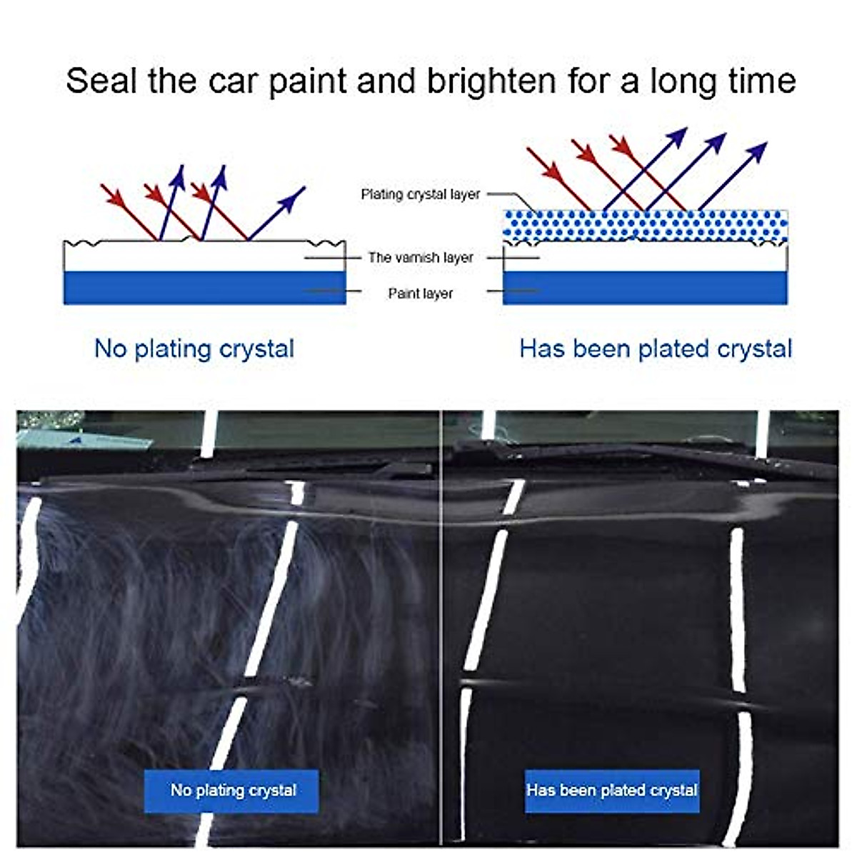 High Gloss 9H 3D Diamond Hardness nano super ceramic automotive coating car kit,Hocossy Anti-Scratch Super Hydrophobic Liquid Pro Premium Ceramic Car Coating Paint Sealant Protection-30ml