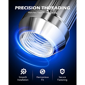 Orion Motor Tech 14mmx1.5 Lug Nuts Chrome 32 Piece, M14x1.5 Spike Lug Nuts Wheel Accessories Compatible with Chevy Ram Ford GMC