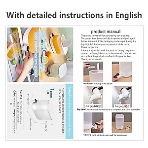 JADERY Plastic Drink Dispenser with Spigot, 1 Gallon Beverage Dispenser Cold Drink Container for Iced Tea