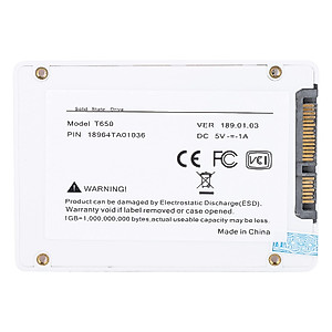 Entatial Solid State Drive, Good Performance Video Storage Solid State Disk Portable Firm Sturdy for Laptop Desktop Computer(#6)