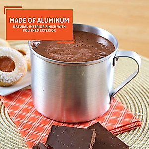 IMUSA 4 Pack 0.7 Quart Aluminum Mug for Stovetop Use or Camping, Silver