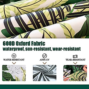 Iceberg Elf Outdoor Papasan Cushion Cover Only,(for 47in-55in Papasan Cushion Cover Waterproof) Zipper Design for Easy Closure and Removal, Silky Smooth Fabric