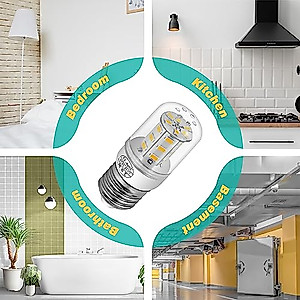 BOGDA Refrigerator LED Light Bulb Replacement for frig-idaire Fridge 5304511738, KEI D34L Refrigerator Bulb, 3.5W LED Light Bulb (85V-265V, Warm Light), Pack of 1