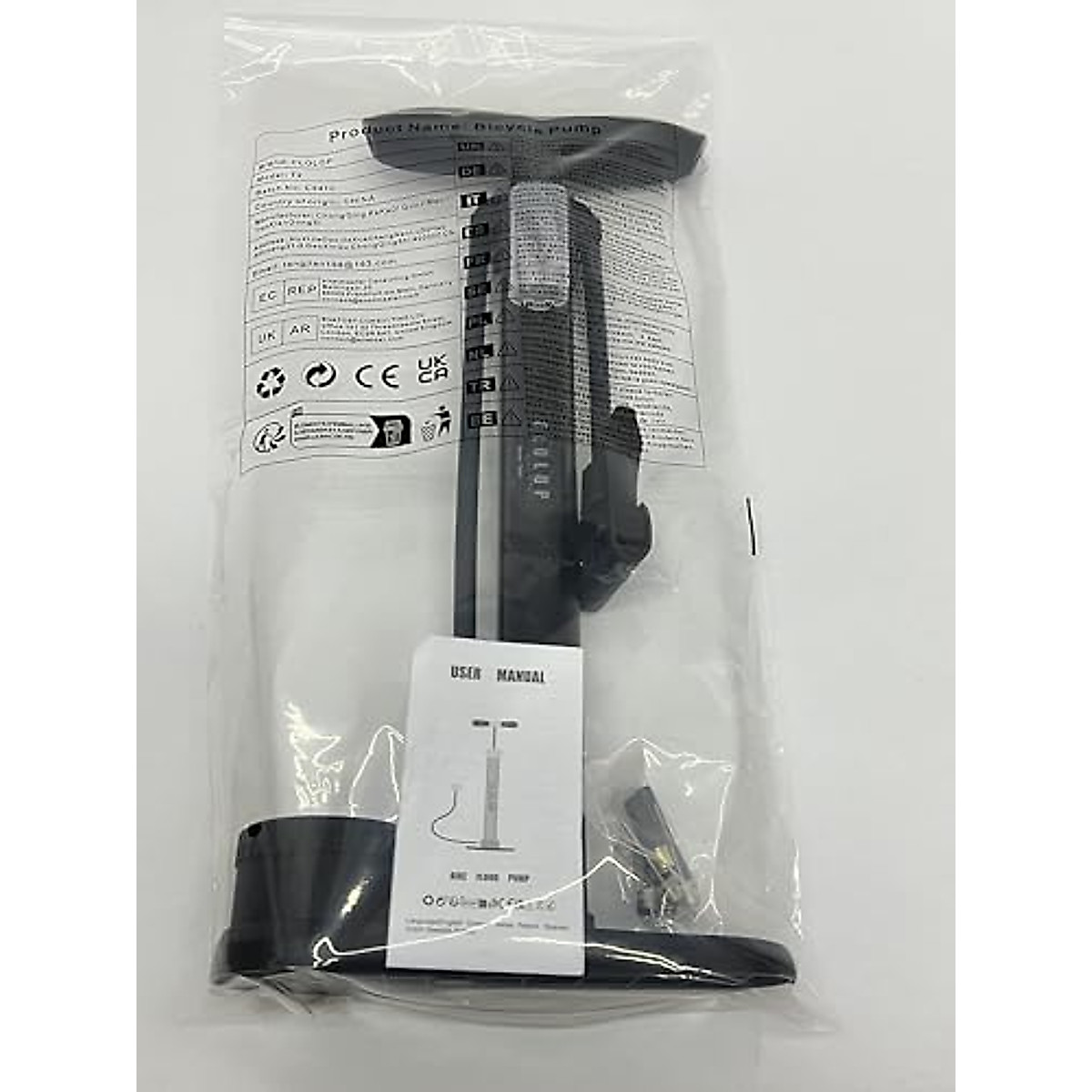 CLOLOP Bike Floor Pump Bike Pump High Pressure 160 PSI,Bicycle Pump with Air Ball Pump Inflator Fits Schrader and Presta Valve