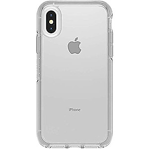 OtterBox Symmetry Clear Series Case for iPhone X & iPhone Xs with Alpha Glass Screen Protector Bundle - Eco-Friendly Packaging - Clear