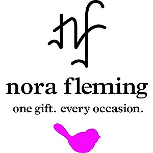 Nora Fleming Hand-Painted Mini: Get Growing! (Purple Flower) A243