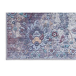 Perga Rugs Machine Washable Area Rug for Bedroom, Kitchen, Bathroom, Living Room, Entryway, Home Decor Non Slip Rug, Pet Friendly & Resistant Throw Indoor Floor Carpet