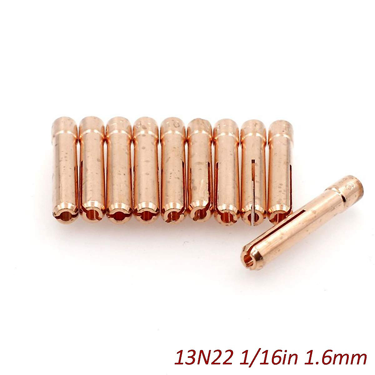 13N22 Collet WP9 WP 20 WP25 1/16'' 1.6mm TIG Welding Torch Consumables 10 Pieces