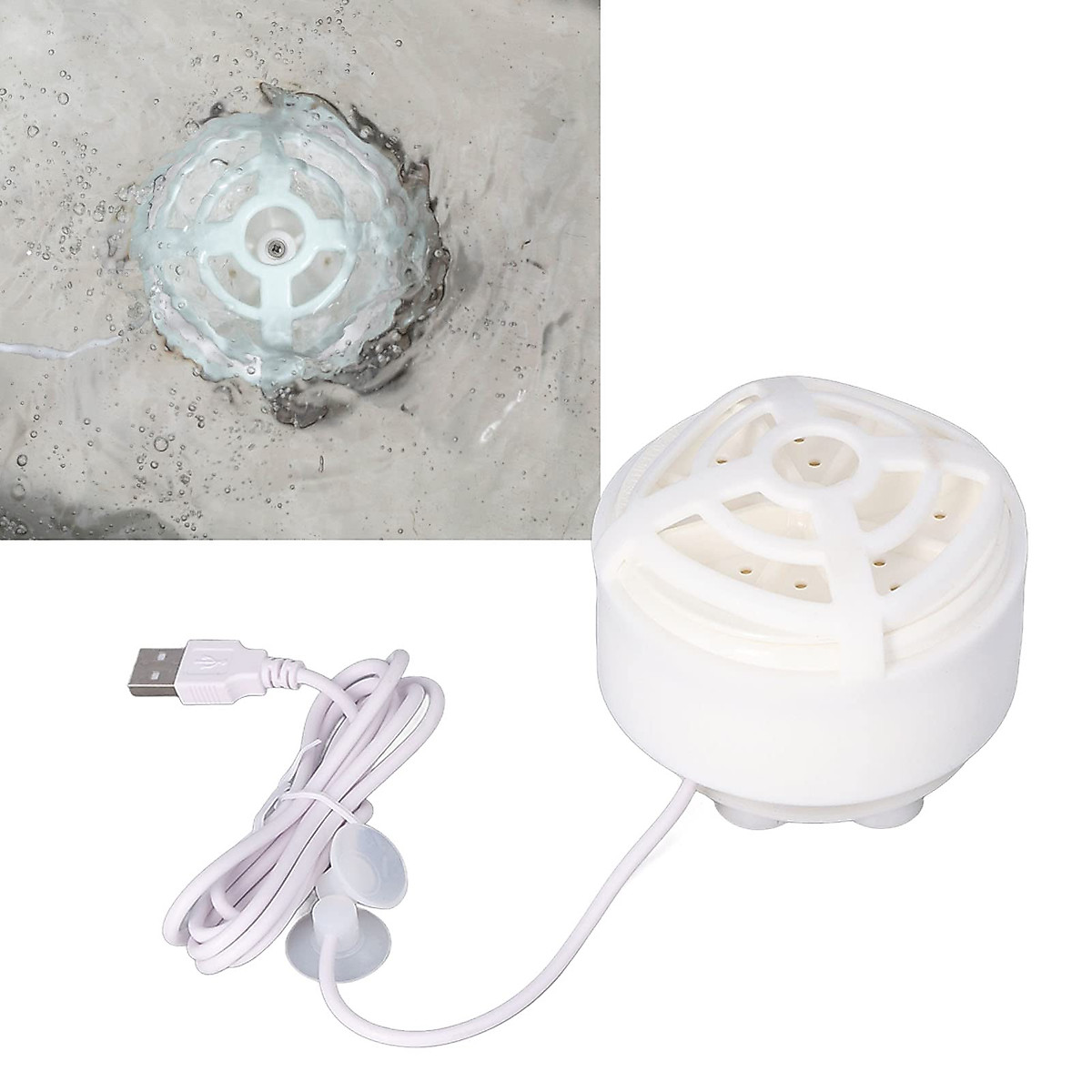 Mini Dishwasher, Portable USB Powered Fruit Dishwasher, 360 Dregee Cleaning Dishwasher for Sink, 5V 2A Kitchen Dishwasher, 30 Minutes Automatic Shutdown Electric Dishwasher for Home, RV, Apartment