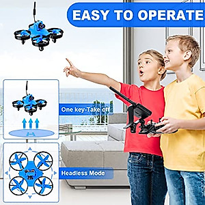 Makerfire FPV Drone Kit with IPS Display 5.8GHz 800TVL Camera Mini FPV Quadcopter for Beginners, One Button Take Off,3D Flip, Headless Mode, Speed Adjustment Camera Drone
