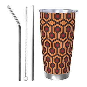 WXZYFP Car cup (single silver rim), can use a straw or drink directly, easy to use.Shining Overlook