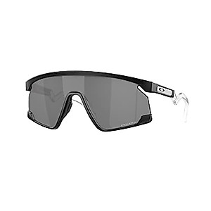 Oakley Unisex Sunglasses Matte Black Frame, Prizm Black Lenses, 39MM