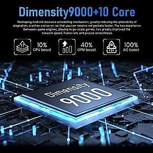 RAYPUR 2023 New i15 Pro Max, Android Smartphone, 7.3inch Full Screen, 16GB 1TB, 4G 5G, Face ID, Mobile Phones Global Version,Purple-1TB