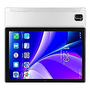 SHYEKYO HD Tablet, 6GB RAM 128GB ROM 5G WiFi Gaming Tablet Octa Core CPU 10.1 Inch FHD 3 Card Slots for School (US Plug)