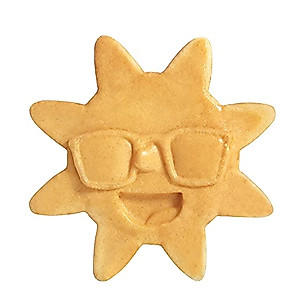 Rise and Shine Mini Sun Waffle Maker for Easter Morning- Personal-Sized 4" Sunshine Smile Individual Waffles for Kids, Adults- Cute NonStick Electric Waffler Iron- Easter Basket Stuffer Breakfast Gift