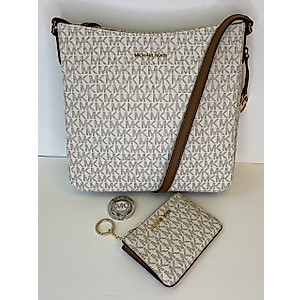 Michael Kors Messenger, Signature Mk Vanilla