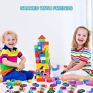 50 Pieces Pull Back Vehicles Set Friction Powered Racing Car Toy Small Pull Back Car Toys Push and Go Toy Cars for Game Supplies Birthday Party Favor (Assorted Style)