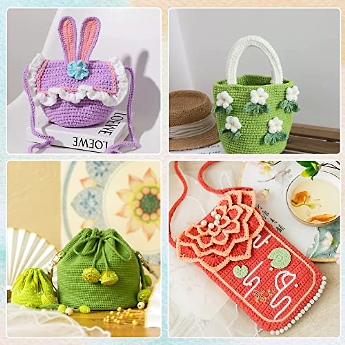 2 Pcs 100g Acrylic Yarn for Crocheting,Soft and Fluffy Crochet Yarn for Knitting and Crafts，4 ply Warm Yarn for DIY Slippers Cushions Dolls Bags Blankets Ornaments and Trinkets(Grey)