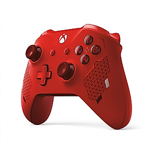 Microsoft Xbox Wireless Controller - Sport Red Special Edition, Bluetooth, Windows 10 Compatible, 3.5mm Headset Jack