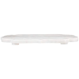 Santa Barbara Design Studio Table Sugar Cheese Board, 15 x 11-Inches, White Marble
