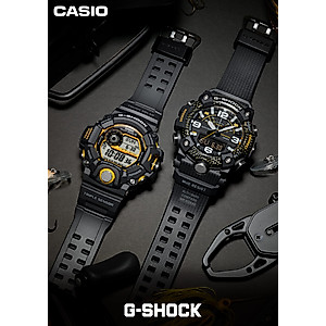 Casio Men's RANGEMAN GW-9400YJ-1JF Radio Solar, Black and Yellow Japanese Quartz Watch