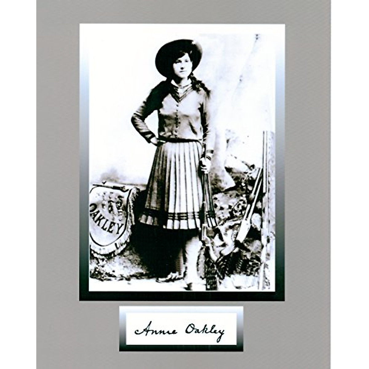 Kirkland Annie Oakley, Wild West Sharpshooter 8 X 10 Autograph Photo on Glossy Photo Paper
